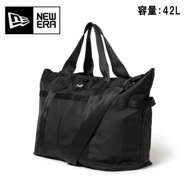 NEWERA ニューエラ トートバッグ ラージ 42L ブラック 14392104 【 カバン アウトドア キャンプ ユニセックス スポーツ ジム 大容量 】