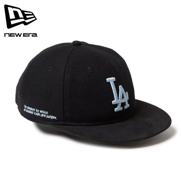 NEWERA ニューエラ RC 9FIFTY ロサンゼルス・ドジャース ブラック ブラックスウェードバイザー 14667633 【 帽子 レザーストラップ キャップ アウトドア 】