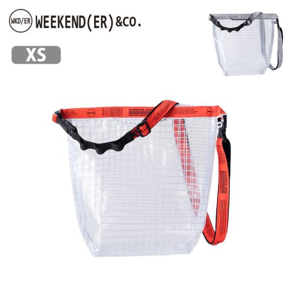 WEEKEND(ER) ウィークエンダー GRID Roll top ＋ Shoulder strap グリッドロールトップ+ショルダーストラップ XS 79170 【 サコッシュ レジャー フェス ウォーキング デイリー カバン バッグ ...