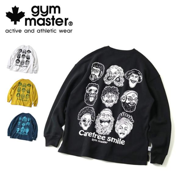 gym master ジムマスター 10.3oz carefree smile スウェットビッグTee G621780 【 Tシャツ 長袖 トップス 綿 コットン アウトドア 】