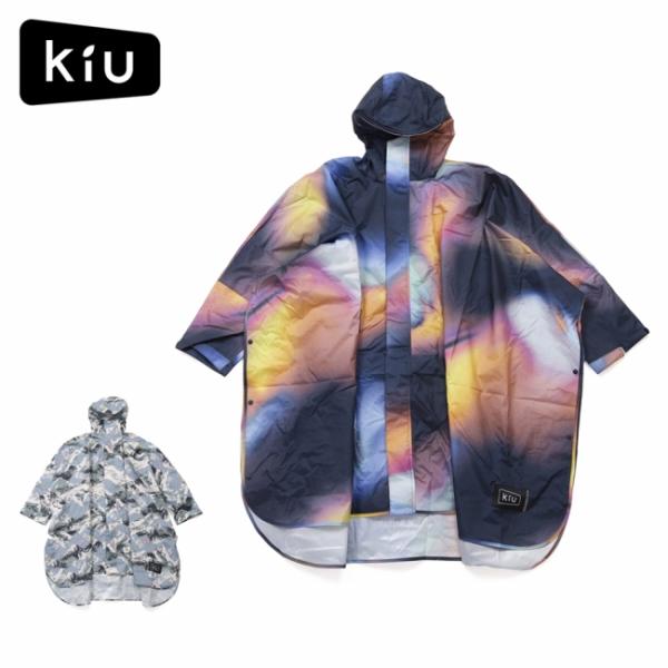 KiU×FUJI ROCK FESTIVAL キウ×フジロックフェスティバル Standard Rain Poncho スタンダードレインポンチョ K571 【 レインコート 雨具 撥水 アウトドア キャンプ 】