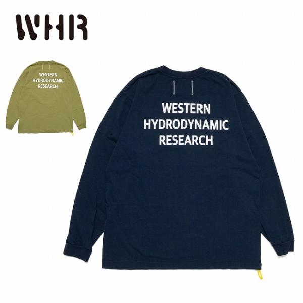 WHR ダブルエイチアール WORKER L/S TEE ワーカーロングスリーブティー MWHR24S8039 【 トップス 長袖 ロンT 綿 コットン キャンプ アウトドア 】