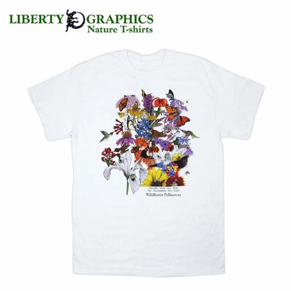 LIBERTY GRAPHICS リバティーグラフィックス Wildflower Pollinator ワイルドフラワーポリネーター 808 【 トップス 半袖 Tシャツ タウンユース デイリー アウトドア 】【メール便・代引不可】
