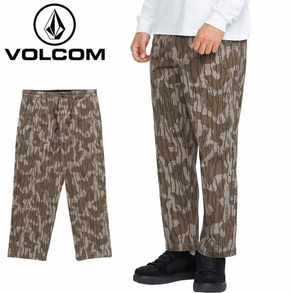 VOLCOM ボルコム Frickin Skate Work Chino Pants フリッキンスケートワークチノパンツ A1112502 【 ボトムス ロングパンツ テーパードフィット スケートボード スケボ アウトドア 】