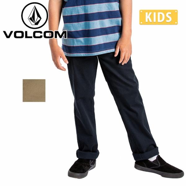 VOLCOM ボルコム Big Boys Frickin Modern Stretch Pants ビッグボーイズフリッキンモダンストレッチパンツ C1111601 【 キッズ 子ども ボトムス ロングパンツ アウトドア 】