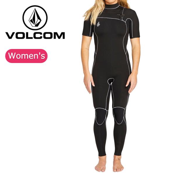 VOLCOM ボルコム Womens Modulator 2mm Short Sleeve Wetsuit ウィメンズモジュレーター2mmショートスリーブウェットスーツ BLK O9512309 【 レディース ウエットスーツ サーフ 海 ...