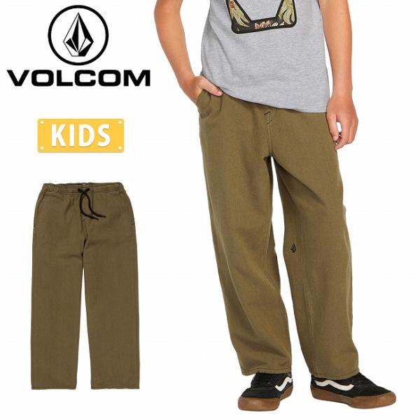 VOLCOM ボルコム Big Boys Outer Spaced Elastic Waist Pants ビッグボーイズアウタースペーストエラスティックウェストパンツ C1232232 【 キッズ 子ども ボトムス ロングパンツ アウトドア 】