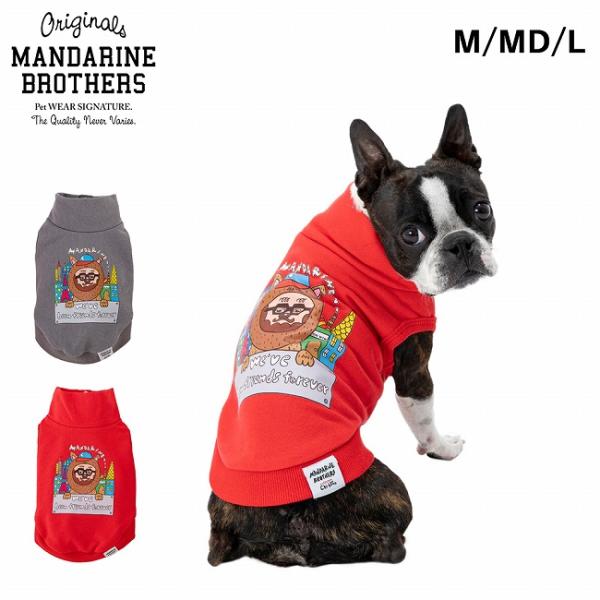 MANDARINE BROTHERS マンダリンブラザーズ Chi-bee Snapvest Chi-beeスナップベスト 1418 【 犬用品 コラボ 防寒 散歩 服 キャンプ アウトドア 】【メール便・代引不可】