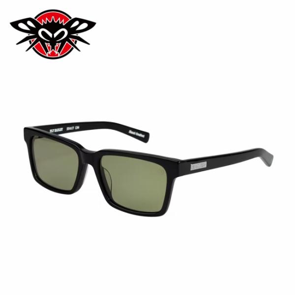 BLACK FLYS ブラックフライズ FLY HADLEY フライハドリー BLACK/VENOM GREEN BF-1194-23 【 サングラス POLARIZED 偏光レンズ スクエア型 アウトドア キャンプ 】