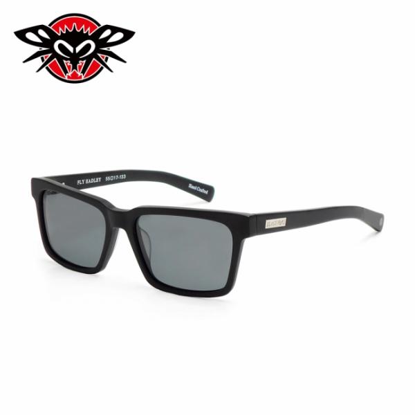 BLACK FLYS ブラックフライズ FLY HADLEY フライハドリー MATT BLACK/GREY BF-1194-08 【 サングラス POLARIZED 偏光レンズ スクエア型 アウトドア キャンプ 】