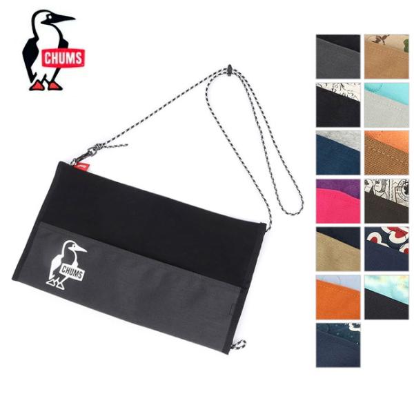 CHUMS チャムス Box Tissue Cover Sweat Nylon ボックスティッシュカバースウェットナイロン CH60-3826 【 ケース 持ち運び 3way ロゴ 撥水 撥油 防汚 インテリア アウトドア 】【メール便・代...