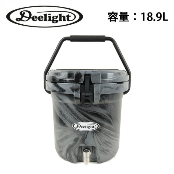 Deelight ディーライト Ice Bucket アイスバケツ 5ガロン ステンレス蛇口 【クーラーボックス/ウォータージャグ/保冷/アウトドア/キャンプ】