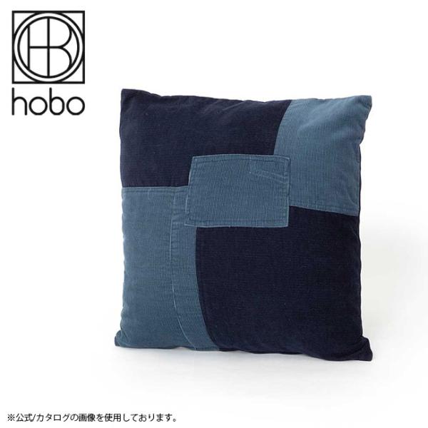 hobo ホーボー CUSHION S UPCYCLED CORDUROY NAVY クッションエスアップサイクルコーデュロイ HB-O3502 【座布団/インテリア/アウトドア】