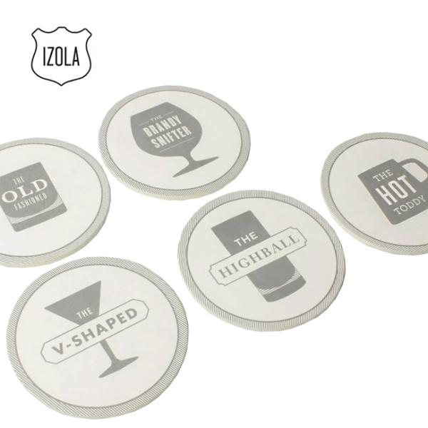 IZOLA イゾラ Happy Hour Coasters Set ハッピーアワーコースターセット 【アウトドア/雑貨/BBQ/キッチン】