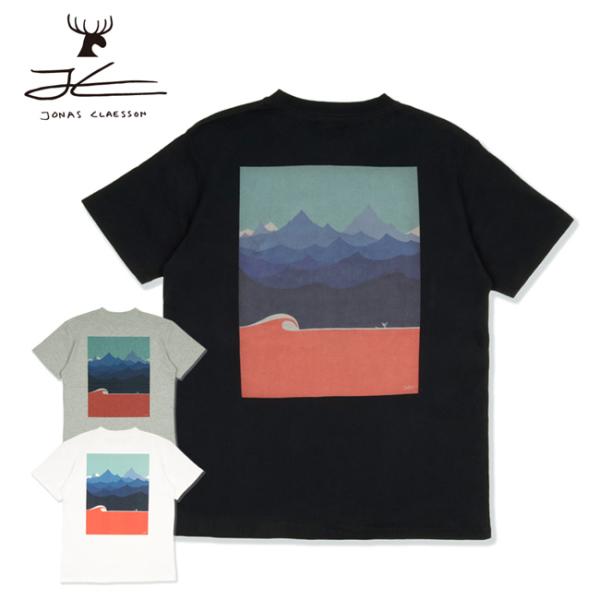 JONAS CLAESSON ジョナスクレアッソン Moose &amp; Wave ムース&amp;ウェーブ 19SSJS-26-SBP-T02 【Tシャツ/半袖/トップス】【メール便・代引不可】