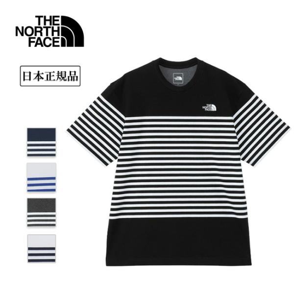 THE NORTH FACE ザ・ノース・フェイス S/S Panel Border Tee ショートスリーブパネルボーダーティー NT32406 【 トップス 半袖 Tシャツ 速乾性 UVガード 日本正規品 】【メール便・代引不可】