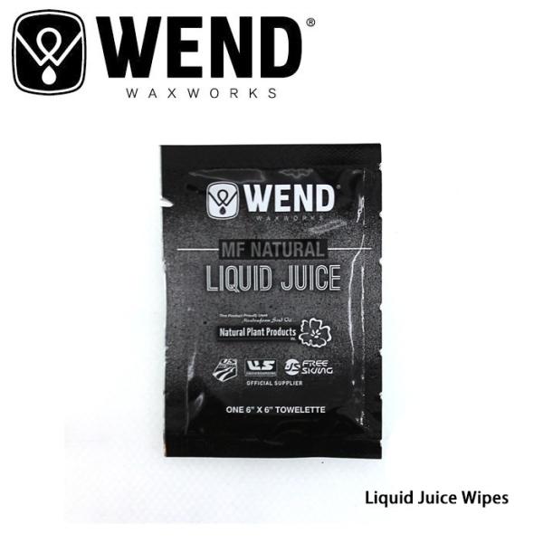WEND ウェンドワックス Liquid Juice Wipes リキッドジュースワイプス 【 ホットワックス スノーボード ウインタースポーツ メンテナンス 】