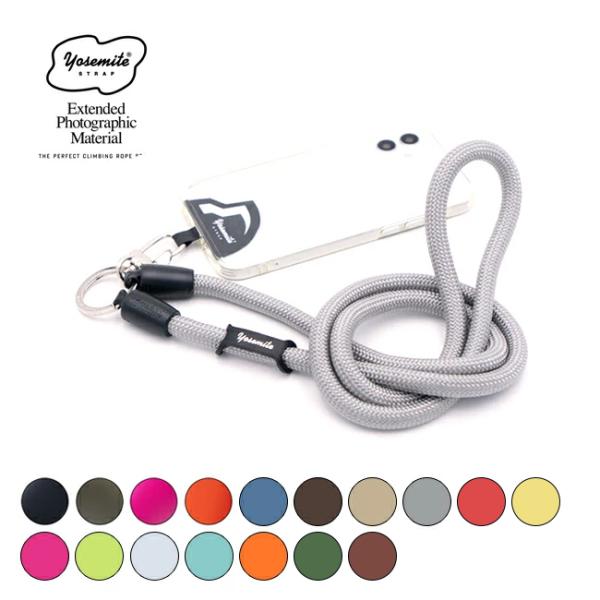 YOSEMITE STRAP ヨセミテストラップ YOSEMITE MOBILE STRAP ヨセミテモバイルストラップ 120cm YMS-3000 【カスタム アクセサリー スマホ 挟むだけ キャンプ アウトドア 多用途】【メール便・代...