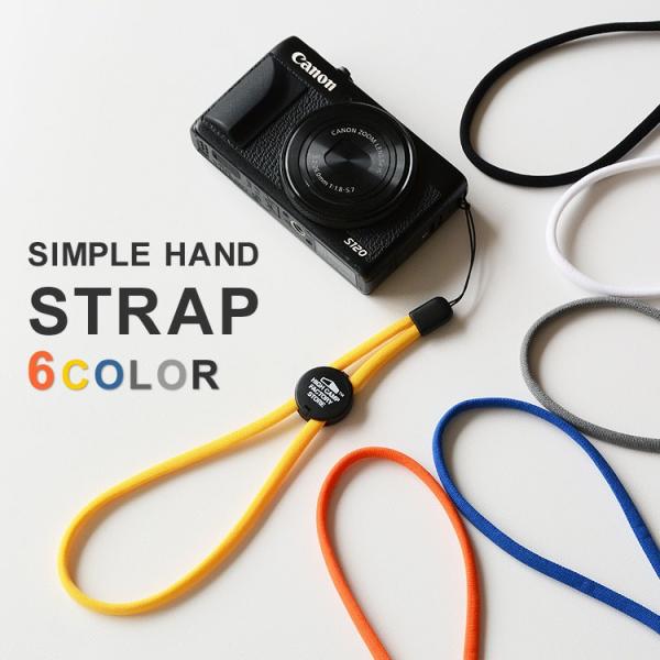 HIGHCAMP (ハイキャンプ) オリジナル シンプル ハンドストラップシンプルなデザインの手首を通して使えるロングストラップです。ストラップのヒモはしっかりとしたクッション性のあるヒモで、柔らかく手首に掛けても痛くなる心配もございません...