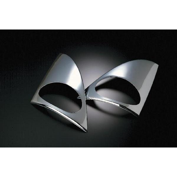 日野　レンジャープロ用適合年式：２００２年１月〜材質：ABS樹脂メッキかぶせタイプ信頼の国産メッキ仕様両面テープ付、かぶせタイプ左右セット