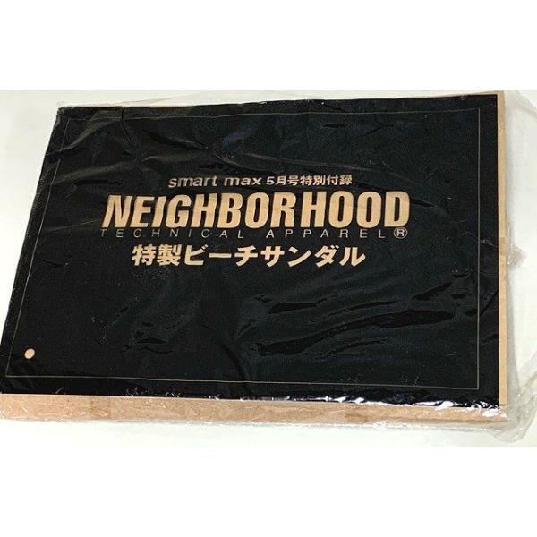 【商品名】NEIGHBORHOOD 特製ビーチサンダル smart max 5月号特別付録【サイズ】表記：ONE　実寸：約 27cm　　　　【状態】ランク：A(未使用に近い)　　＊付属品は画像の通りです。