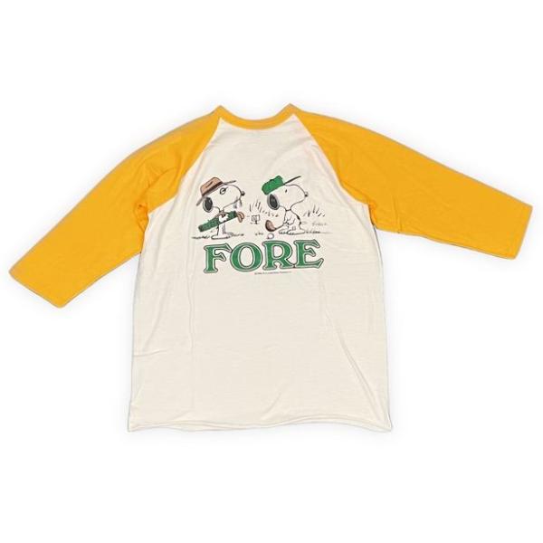 【商品名】ARTEX  70-80's Ruglan Tee "PEANUTS"【サイズ】表記：XL　　　　【状態】ランク：C (やや傷や汚れあり) 　＊付属品は画像の通りです。