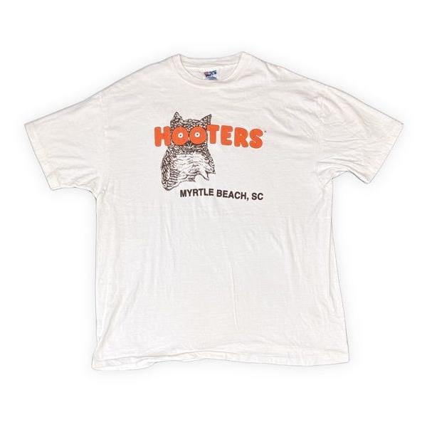 【商品名】Hanes BEEFY-T　"HOOTERS"【サイズ】表記：X LARGE【状態】ランク：C (やや傷や汚れあり) 　＊付属品は画像の通りです。