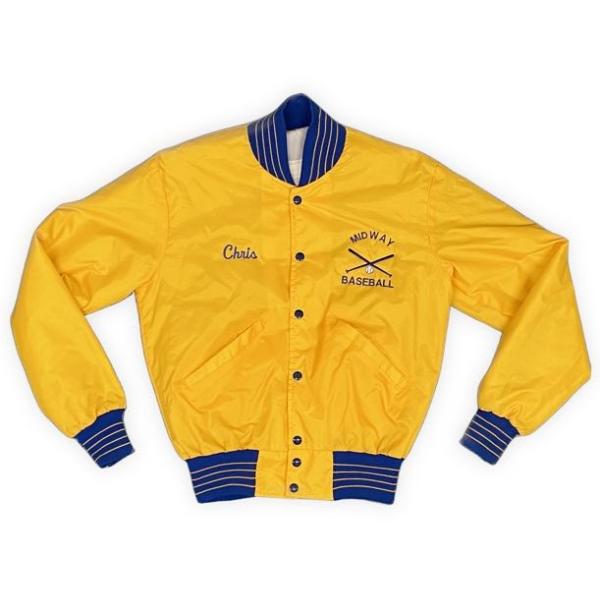 【商品名】DeLONG  Nylon Stadium Jkt【サイズ】表記：S　　　　【状態】ランク：D (傷やよごれあり) 　＊付属品は画像の通りです。