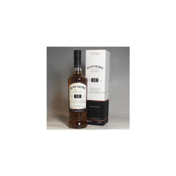 正規品 ボウモア 12年箱付き 700ml 40度 オフィシャル Bowmore Aged 12 Years スコッチウイスキー シングルモルト アイラ島 Islay Single Malt Scotch Whisky wine
