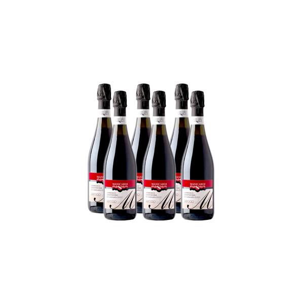 プルーンやアマレーナを思わせる生き生きとした、いかにもワインらしい香り。果実味豊かな余韻が長く続く。ローストやグリルしたお肉、ザンポーネや重い食事にも。トルテッリーニをはじめとするモデナ料理と相性抜群。送料無料 ランブルスコ セッコ 750...