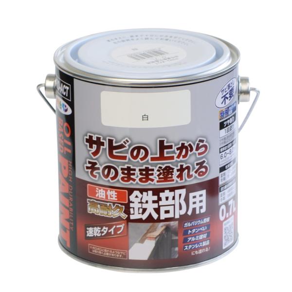 【特長】●特殊強力サビドメ剤がサビの進行を抑え、長期間鉄部をサビから保護します。●シリコンアクリル樹脂の採用で耐候性に優れています。●密着力が強く、ガリバニウム鋼板やトタン、アルミ、ステンレスにも塗装出来ます。【仕様】●成分：合成樹脂（シリ...