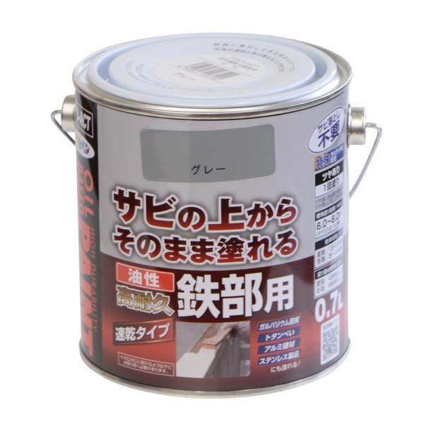 【特長】●特殊強力サビドメ剤がサビの進行を抑え、長期間鉄部をサビから保護します。●シリコンアクリル樹脂の採用で耐候性に優れています。●密着力が強く、ガリバニウム鋼板やトタン、アルミ、ステンレスにも塗装出来ます。【仕様】●成分：合成樹脂（シリ...