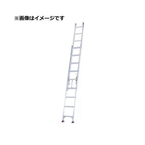 送料無料　但し北海道・沖縄・離島は除きます。こちらは大型商品のため配送にはお時間が掛かる場合があります。納期に関しては注文後確認しご連絡致します。　　　エコノミータイプの2連はしご　安心して設置できる安定感のある滑り止めユニットを採用しまし...