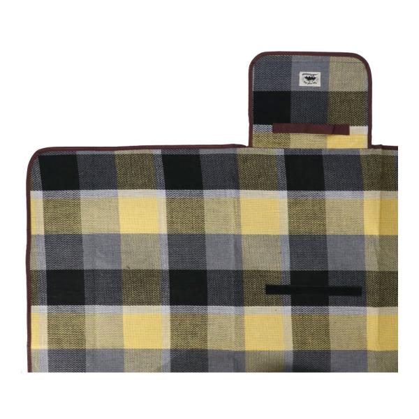 【商品特長】・３〜４人用・ふかふかのアクリル生地・裏面は汚れを防ぐ加工【仕様】・材質：表地／アクリル、中材／ポリウレタンフォーム、裏地/PEVA※ハトメなし、手提げバッグ／ポリ塩化ビニル