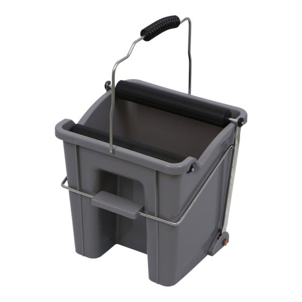 【特長】●しっかりモップの水を絞ります【仕様】●材質吊手・ローラー：ポリエチレンタンク・ペダル：ポリプロピレンアーム・バー：スチール【使用上のご注意】●本品は家庭用です。●本来の用途以外に使用しないでください。●お子様の玩具として使用しない...