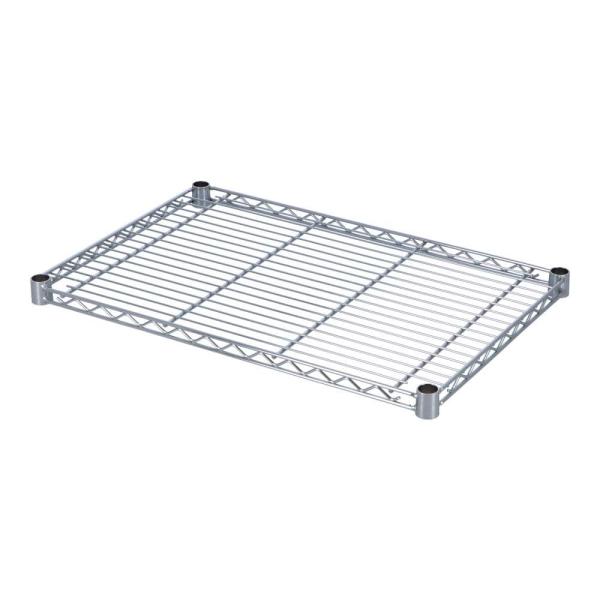【特長】●別売パーツと組み合わせて、貴方だけのオリジナルラックを作って見ませんか。【仕様】●約幅５９５×奥行３９５×高さ３３●（ポール直径19mm）シリーズ専用の棚板です。●棚板耐荷重：約150kg/1枚●材質：棚板/スチール(クロームメッ...