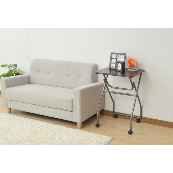 本体サイズ:幅50×奥行44×高さ71cm重量:5kg材質:本体=スチール(粉体塗装)、天板=合成樹脂化粧繊維板(塩化ビニル樹脂)原産国:中国折りたたみ時:幅25×奥行50×高さ79cm天板耐荷重:3kg天板サイズ:幅50×奥行40cm●一...