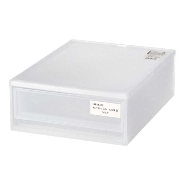 【仕様】●サイズ(約)：幅26×奥行35.3×11.6cm●引出内寸サイズ(約)：幅22×奥行32.3×7.1cm●原料樹脂：ポリプロピレン●耐荷重(約)：1段あたり　1.4kg(耐荷重は測定値であり、保証値ではありません)※旧シリーズ・サ...