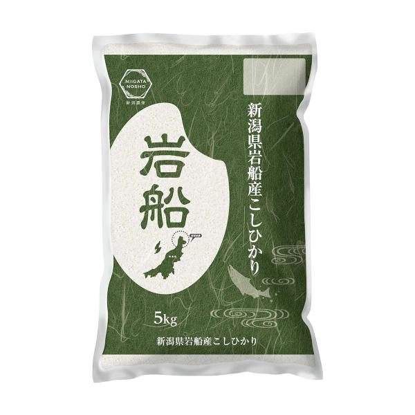 【商品説明】新潟県北部の海・山・川の豊かな自然や土壌に恵まれて育てられた岩船産のコシヒカリは、一粒一粒がしっかりとした歯ごたえがあり、甘みのあるお米です。【原材料】米(岩船産)【内容量】5kg【原産国】日本【温度帯】常温【アレルギー表示】なし