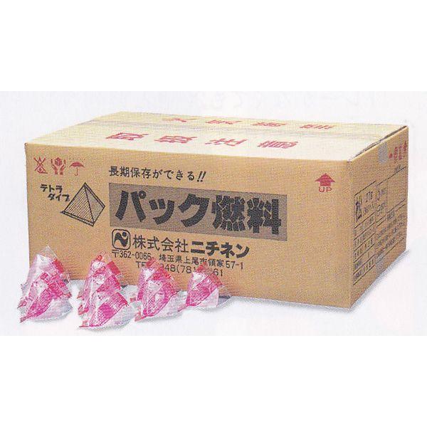 パック燃料は密封度が高いため保存安定性が良く固形燃料の2倍以上の長期保存ができ在庫中のロスなどの無駄が省けます。　１個あたりの燃焼時間約12分※火皿を必ずご使用下さい サイズ：W52×H52mm（17g）※商品サイズは個袋フィルムサイズです...