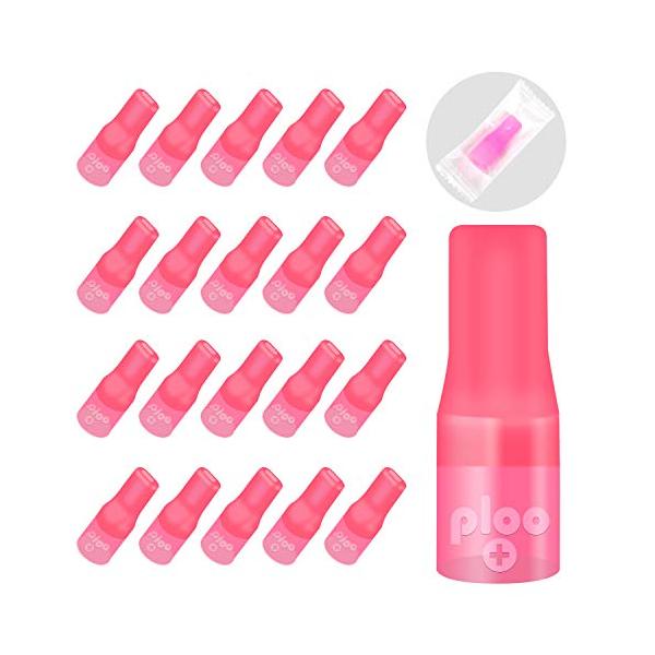◆商品名：ploo＋ プルームテック マウスピース【ピンク】20個セット 電子タバコ PloomTECH プルームテックプラス対応【改良版ロングタイプ】【口元にやさしいシリコン製】PloomTECH、カートリッジの吸い口にシリコン製マウスピ...
