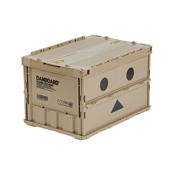 ◆商品名：TRUSCO (トラスコ) ダンボー薄型 折りたたみコンテナ 50L ロックフタ付 TR-C50B-A-DNBダンボーデザインのおしゃれで可愛いシンプルなコンテナ。家庭の衣類やおもちゃの収納、車載用のコンテナとしても!容量(L):...