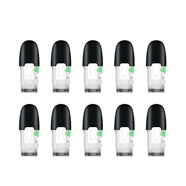 ◆商品名：myblu 互換 ポッド マイブルー アトマイザ注入用 繰り返し使用可 空 最新改良版 液漏れ防止 10個入り【2020最新改良版・液漏れ防止myblu互換ポッド】：市販のマイブルー交換ポッドと違い、従来の液漏れ構造を改良し、優れ...