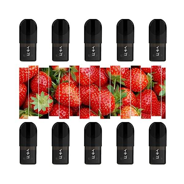 ◆商品名：電子タバコ (イチゴ) VAPE RELX互換カートリッジ RELX互換 RELX4&amp;5対応でき イチゴ ストロベリー フレーパー カートリッジ RELX フレーバーポッド ベイプ POD加熱式タバコ 爆煙 ニコチン・ター...