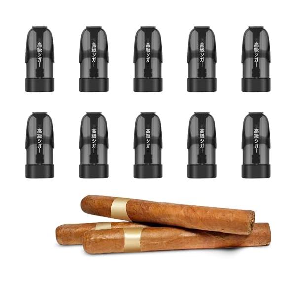 ◆商品名：Dr.Vape Model3互換用 (10個 シガ一) ドクターベイプモデル3に使用 モデル3対応 ベイプ互換カートリッジ ドクター ベイプ3互換 交換用リキッドポッド 電子タバコ (compatible vape pod for...