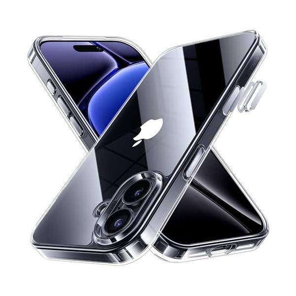 ◆商品名：NIMASO iPhone 17 用 ケースクリア 黄変防止 耐衝撃 米軍MIL規格 SGS認証 PC背面 カメラコントロールカバー付き いPhone 17 対応 ケース 傷つけ防止 超薄型 軽量 ワイヤレス充電対応 ストラップホ...