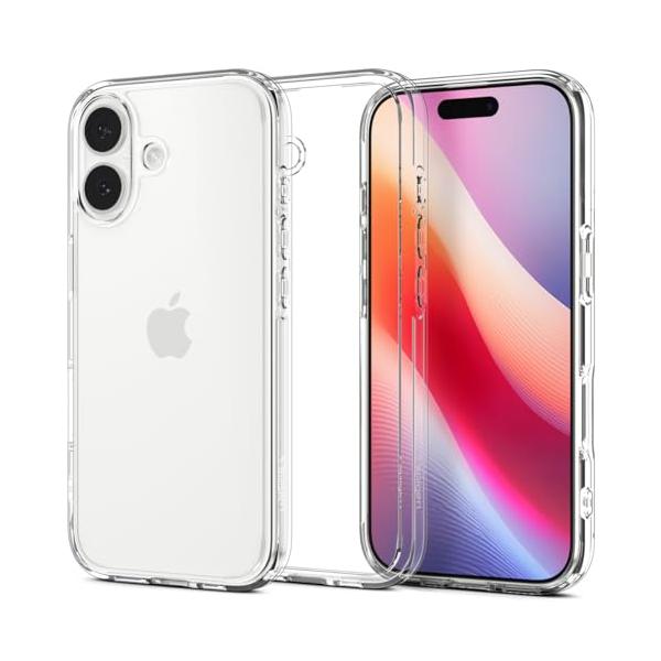 ◆商品名：Spigen iPhone 17 米軍MIL規格 クリア 透明 ストラップホール バンパー 耐衝撃 ウルトラ・ハイブリッド (クリスタル・クリア) ACS10080Spigen 【創業18年の技術力】iPhone 17 米軍MIL...