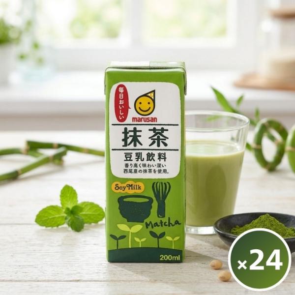 商品説明商品名：マルサンアイ 豆乳飲料 抹茶商品説明：マルサンアイの豆乳飲料抹茶200mlを24本セットでお届けします。抹茶の豊かな風味と豆乳のまろやかな味わいを楽しめる豆乳飲料です。200mlの飲み切りサイズで、朝食やおやつ、リフレッシュ...