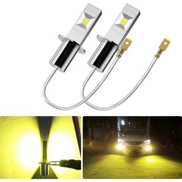 当日12時までのご注文商品は一部当日発送となります。(営業日)★商品仕様●ソケット形状：H3●動作電圧：9-60V(12V/24V兼用)●消費電力：約60W●色温度：イエロー（3000K〜3500K）●ルーメン：1200LM●防水ラベル：I...