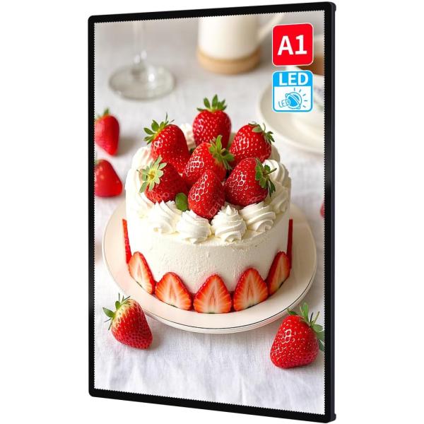 【発売日：2025年12月08日】色:ブラック商品の寸法:85.5 x 60.5 x 2.51 cm; 5.65 kg形状:長方形取り付けタイプ:壁掛けフレームタイプ:フレーム付き特徴:LED照明付き方向:垂直バック材質タイプ:金属